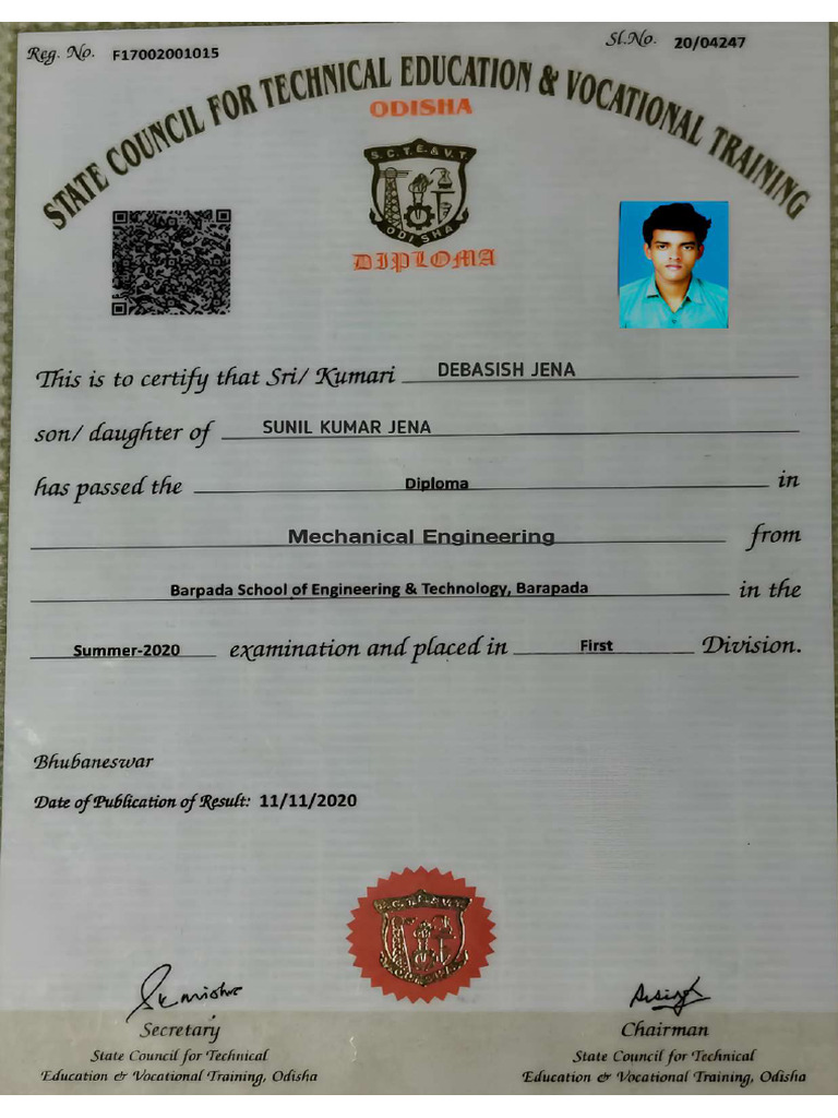 Diploma Certificate | PDF