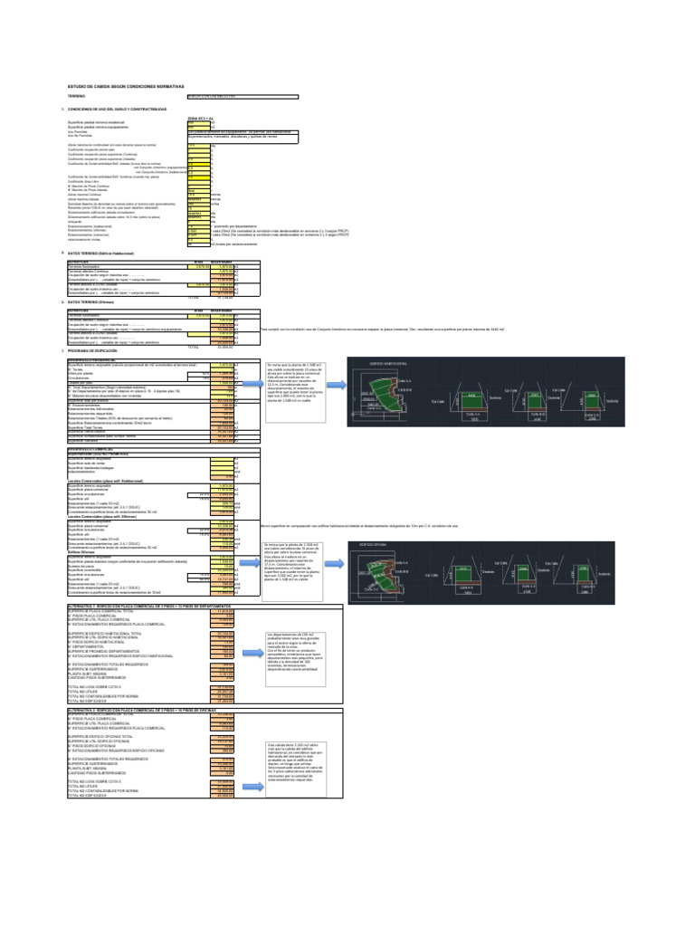 Cuadro - de - Cabida - y - Programa - Preliminar - Suecia Con Las Bellotas - v3 | PDF | edificio
