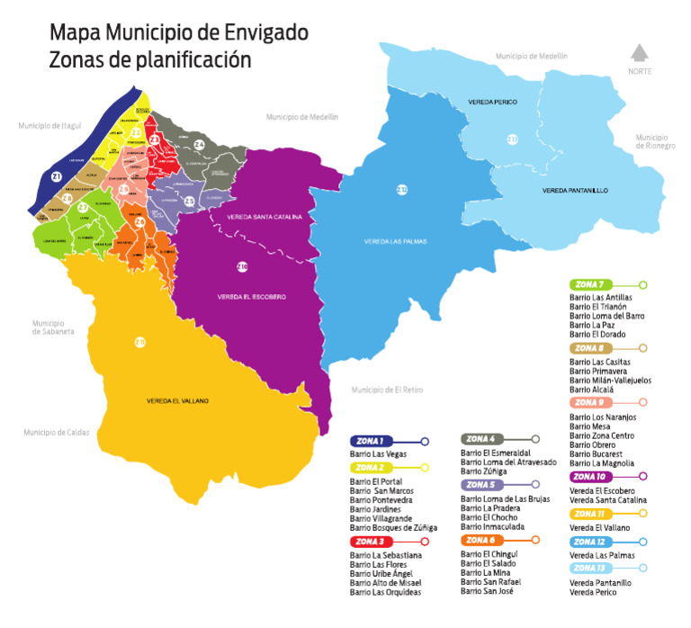Mapa Barrios Plandllo | PDF