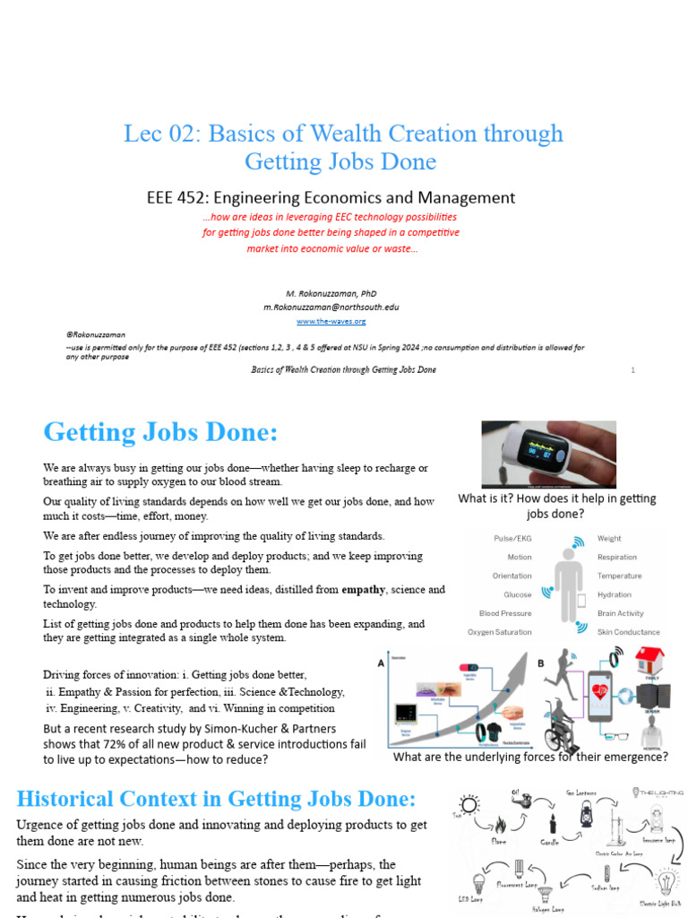 EEE 452 Updated Lec 2 | PDF | Utility | Perfect Competition