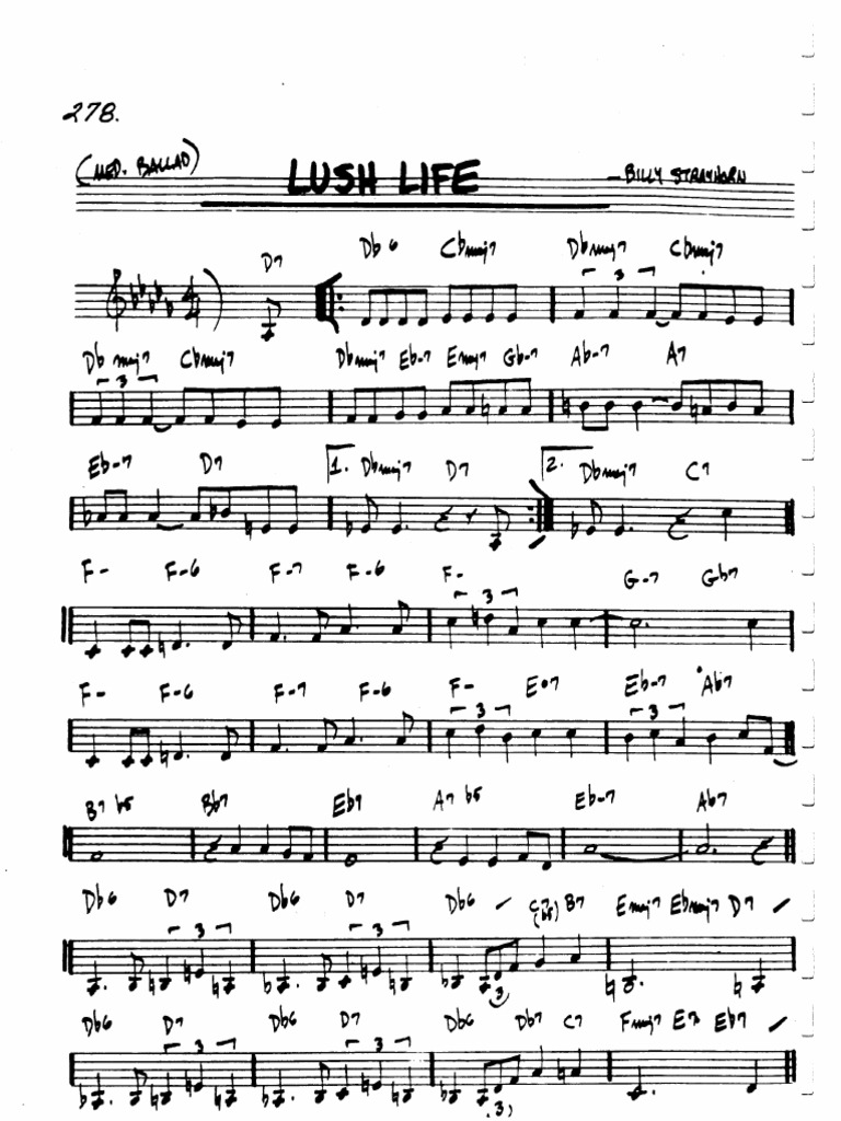 Lush Life | PDF