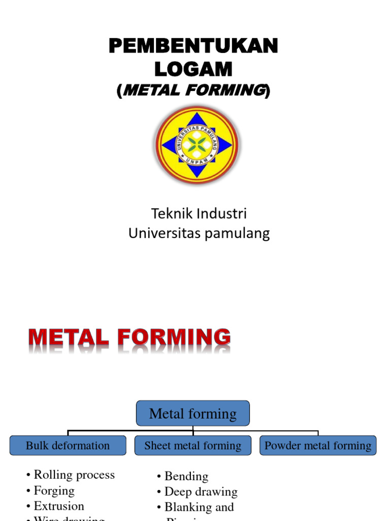 Pert 4 PROSES PEMBENTUKAN | PDF
