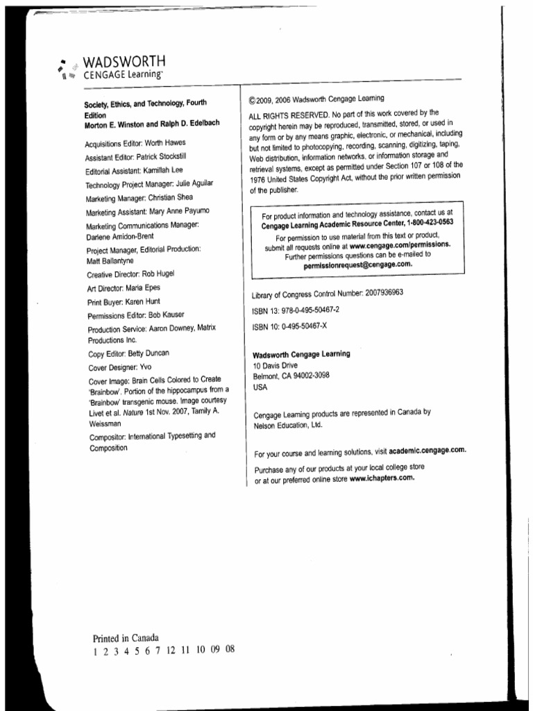Technology Responsibility - Hans Jonas | PDF
