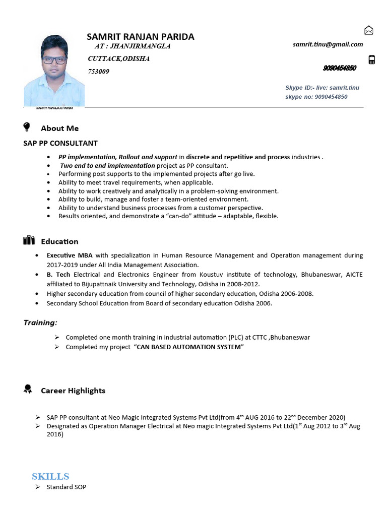 Updated CV TCS | PDF | Consultant | Computing