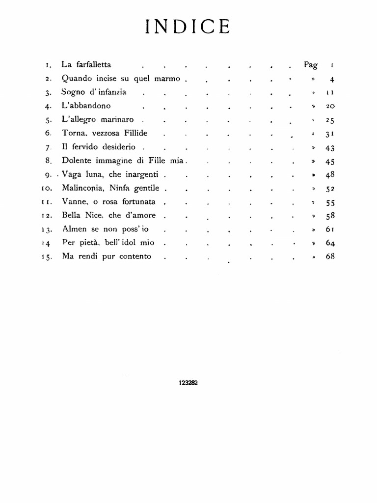 Repertorio Bellini | PDF