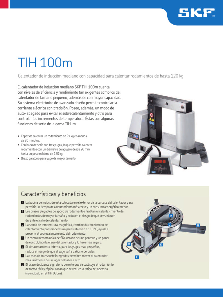 TIH 100 M SKF | PDF | Bienes manufacturados | Electricidad