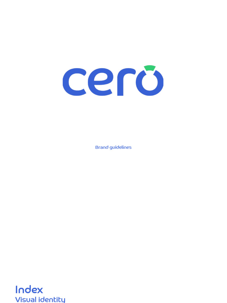 Cero Brand Guidelines | PDF | Logos | Color