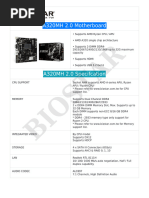 Pegatron 2AB6 Motherboard Specs | PDF