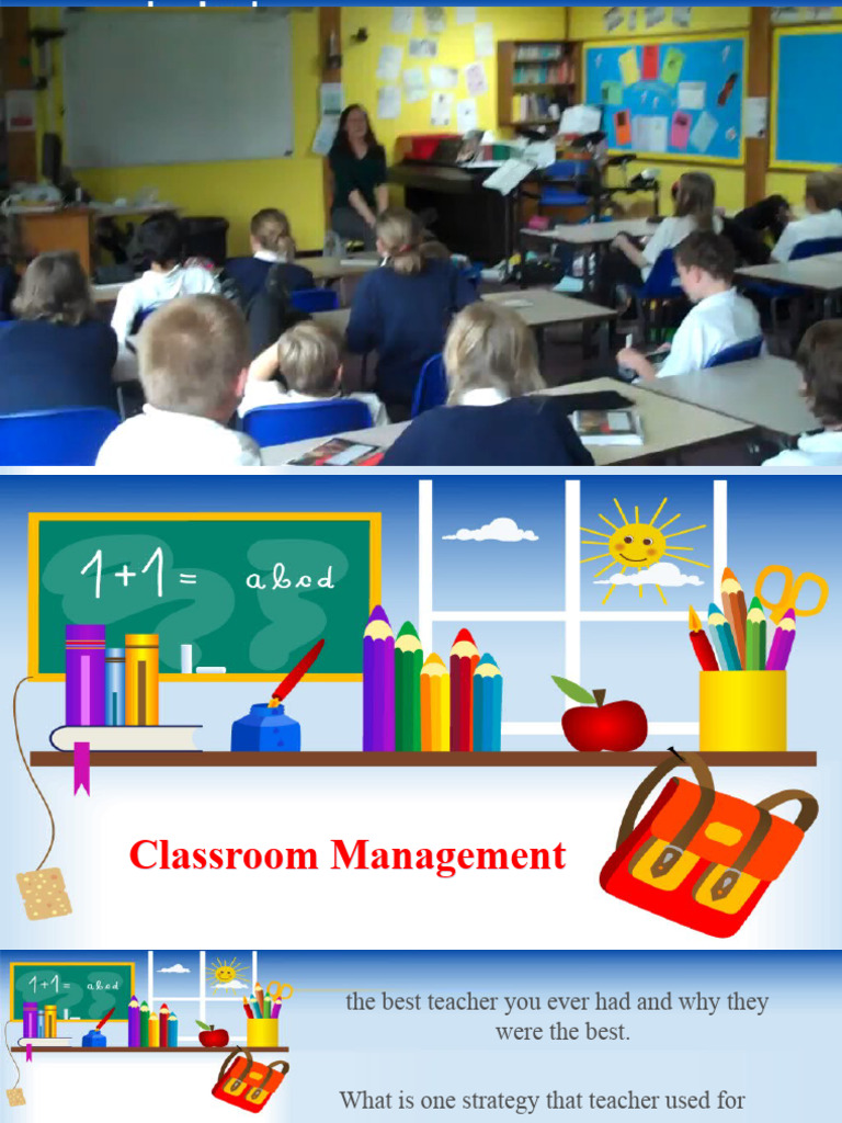 Effective Classroom Management Strategies | PDF | Classroom Management ...