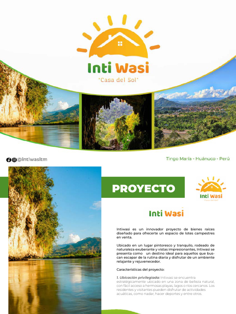 Brochure Inti Wasi 1 | PDF