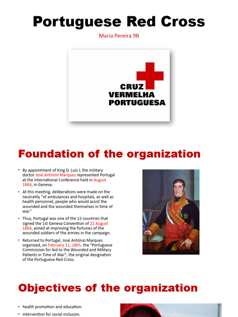 Portuguese Red Cross | PDF | International Red Cross And Red Crescent Movement | Portugal