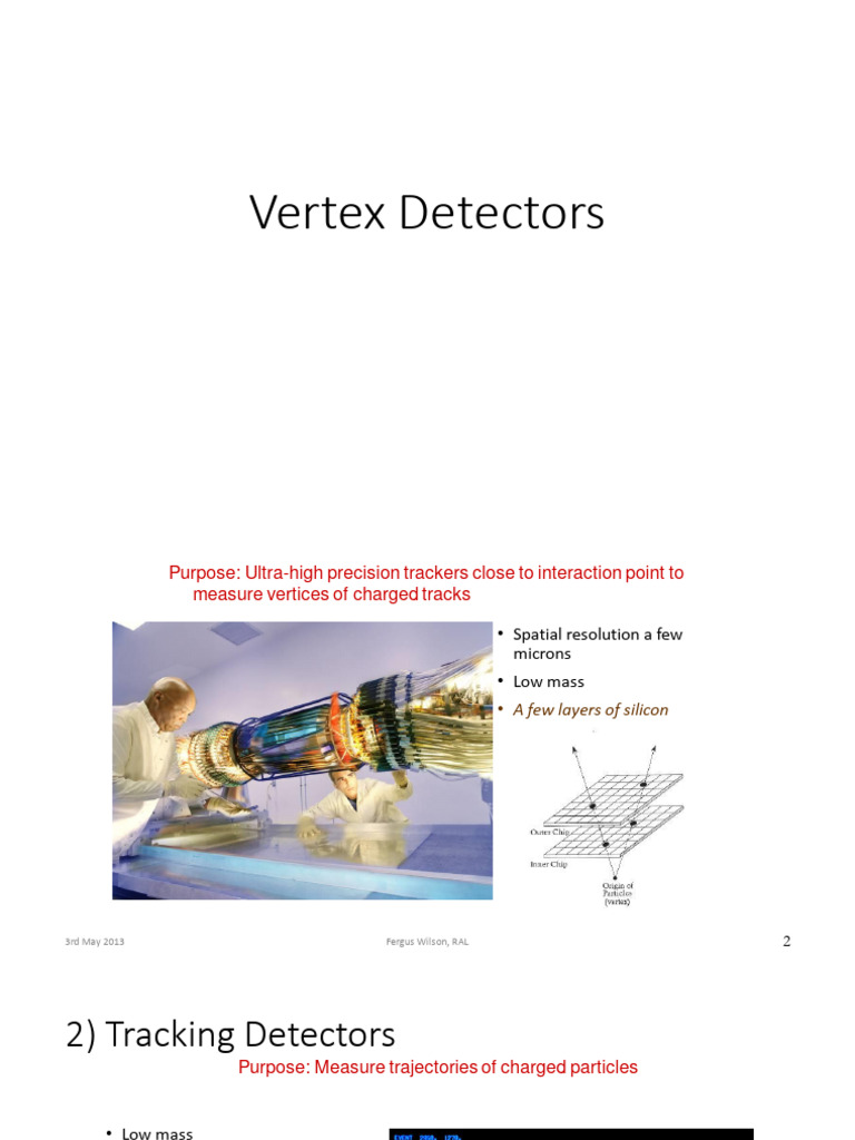 Vertex Detectors | PDF