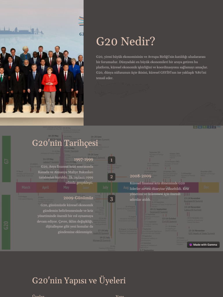 G20 Nedir?: by Öykü Kılıçarslan | PDF
