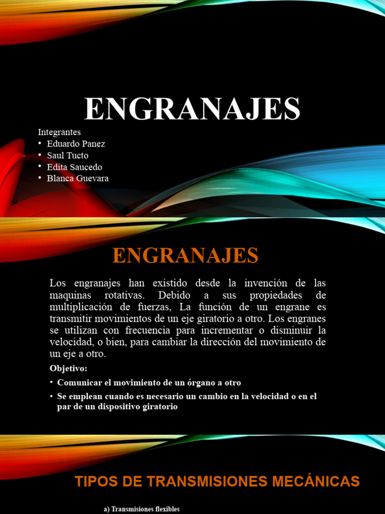 Engranajes En Pdf Engranaje Eje
