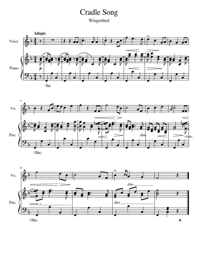 Cradle Song | PDF