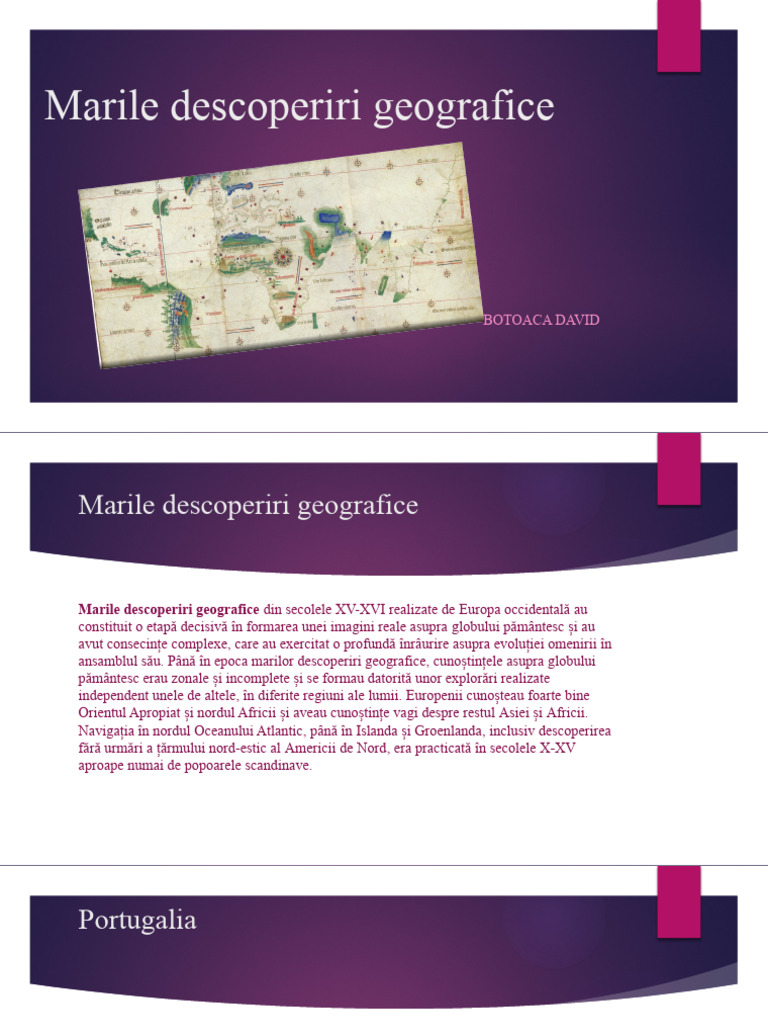 Marile Descoperiri Geografice Terminat | PDF