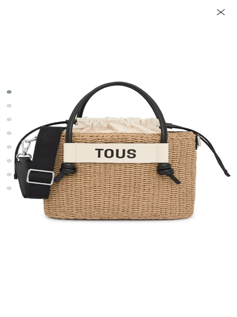 Capazo Mediano Negro Scoubidou TOUS | PDF