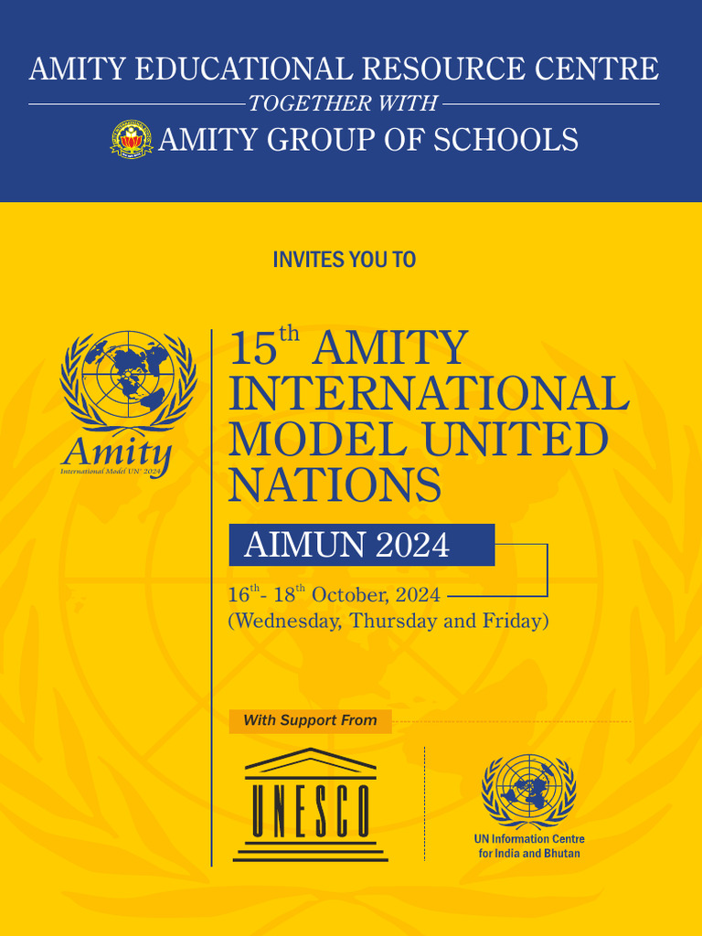 AIS AIMUN Flyer 2024 | PDF