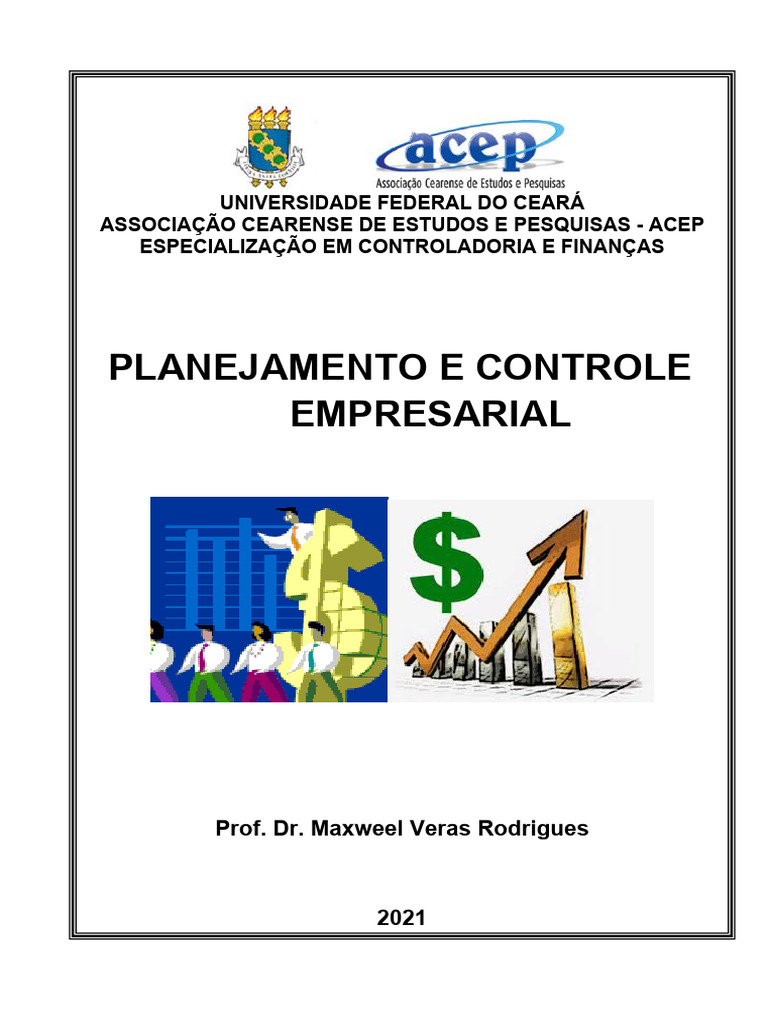 Apostila - Planejamento e Controle Empresarial - Acep - 2021 | PDF ...