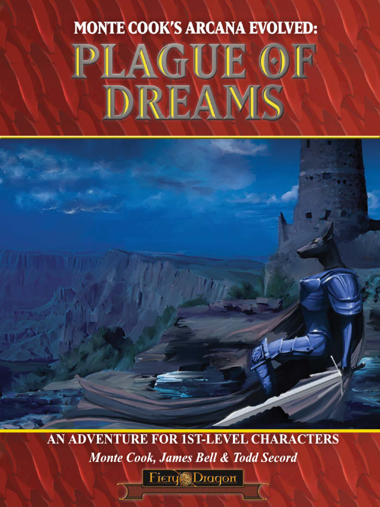 D&D 3 0 FDP Monte Cook's Arcana Evolved Plague of Dreams FDP4008 | PDF ...