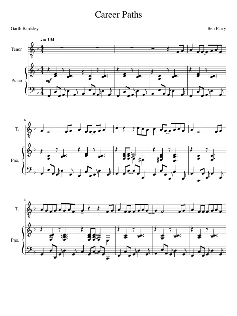 Career_Paths2-Score_and_Parts | PDF