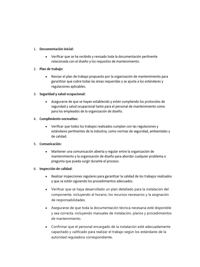 Documentación Inicial | PDF | Calidad (comercial) | Seguridad y salud ...