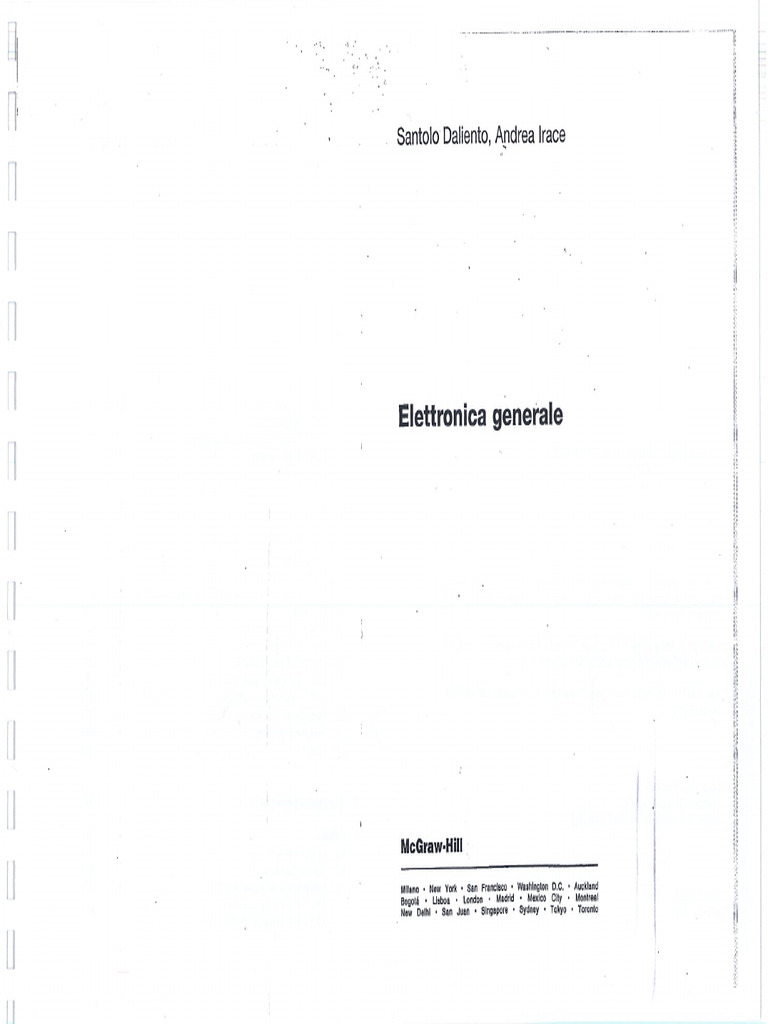 Elettronica Generale - Daliento, Irace | PDF