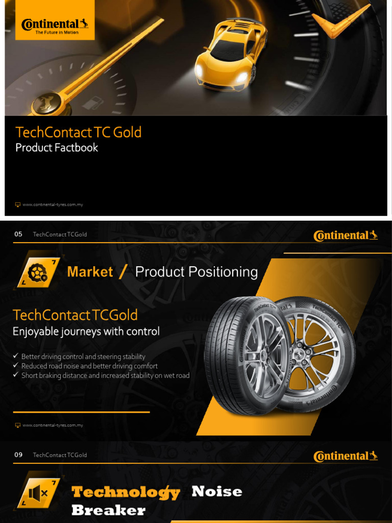 Tire CONTI TC Gold | PDF | Tire | Automotive Technologies