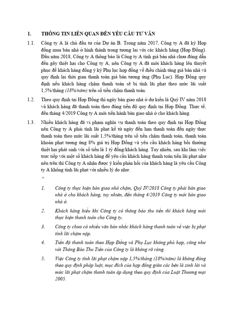 Thong Tin Va Yeu Cau | PDF