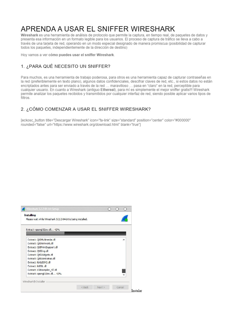 Uso de WireShark | PDF | Protocolo de Control de Transmisión | Redes de computadoras
