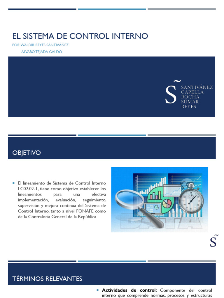 Lineamientos del Sistema de Control Interno | PDF | Business | La ...