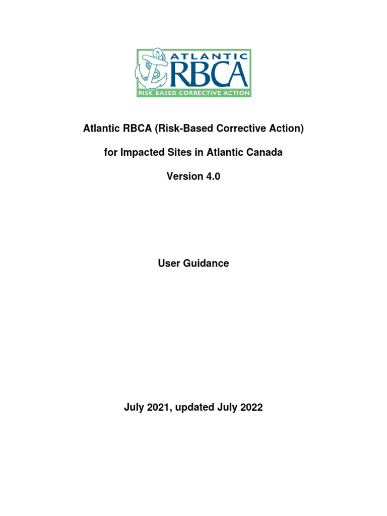 Atlantic RBCA V4 User Guidance July 2021 Updated July 13 2022 FINAL ...