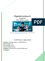 Digitális Kultúra 4 Tanmenet | PDF