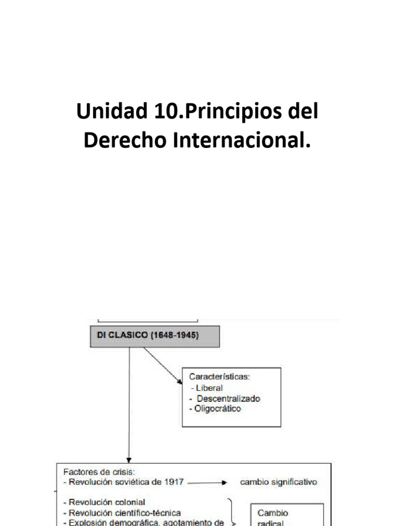 Unidad 10 Principios Del DI | PDF | Naciones Unidas | Relaciones ...