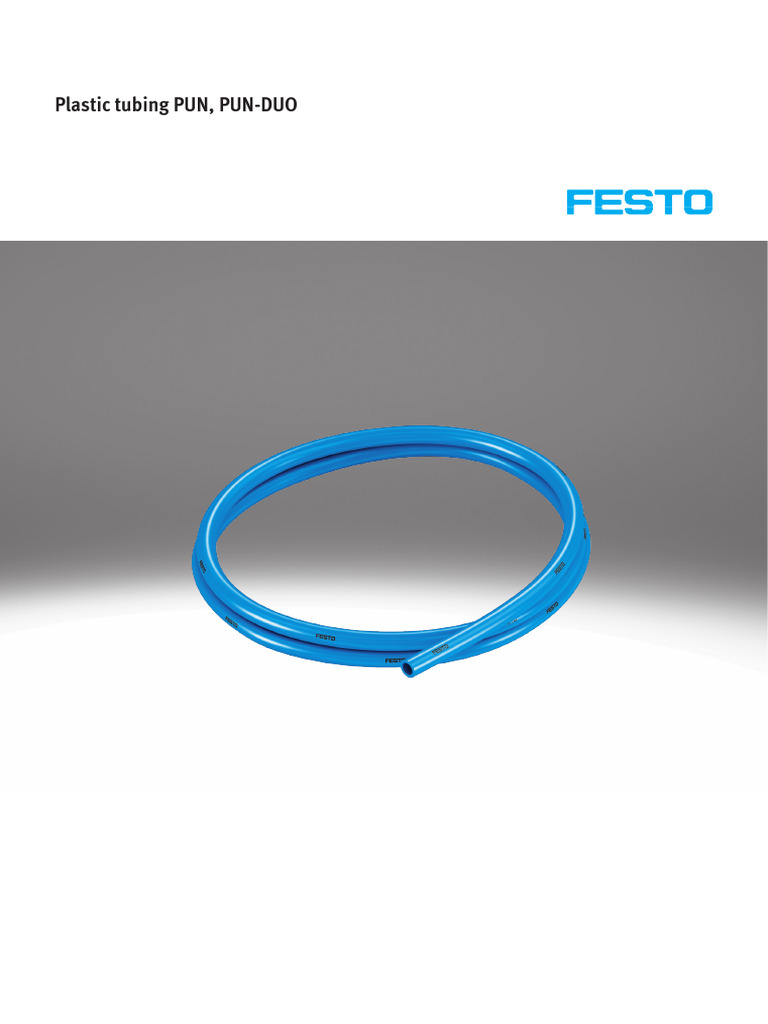 Plastic Tubing PUN, PUN-DUO | PDF | Pipe (Fluid Conveyance ...