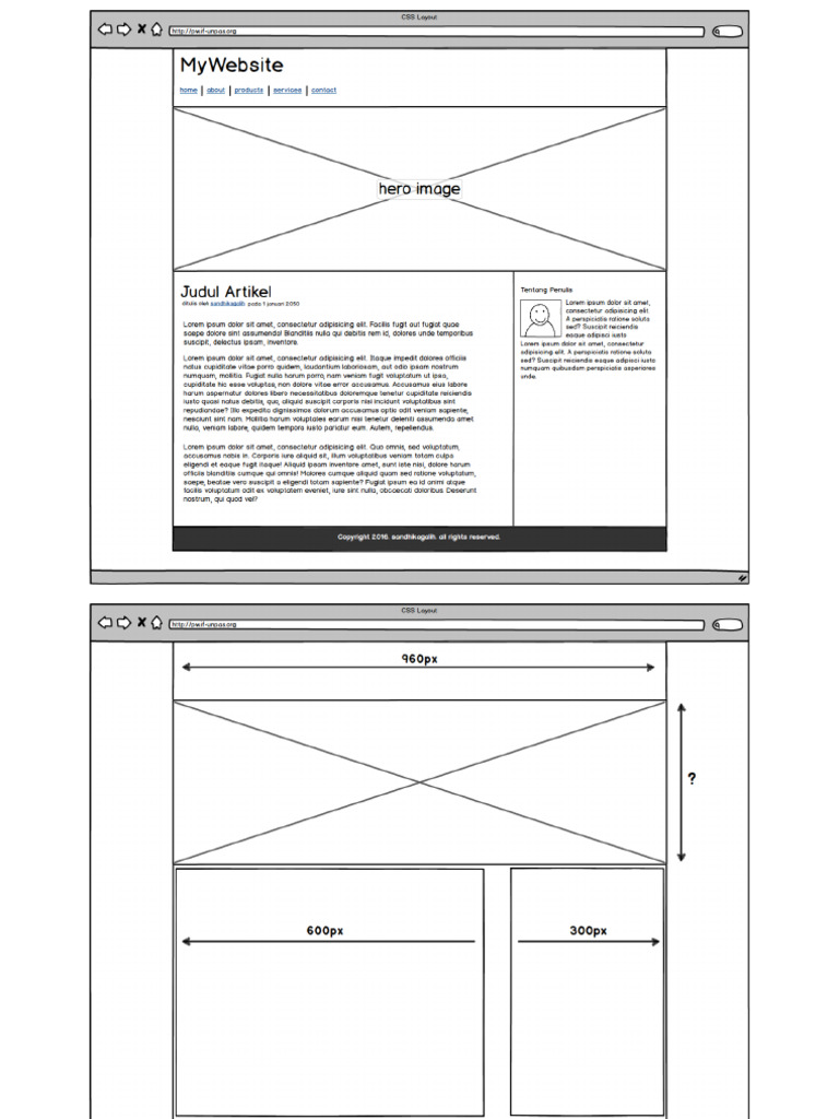 Layout Latihan Float | PDF