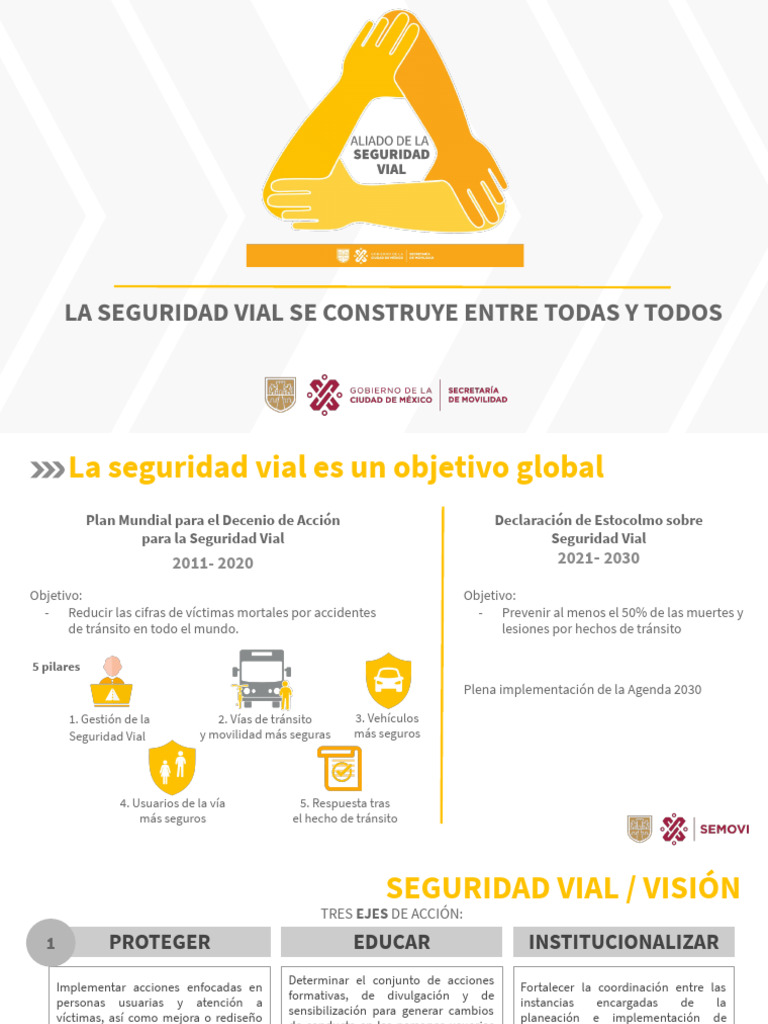 Seguridad Vial: Construcción Colaborativa | PDF | Seguridad vial | La ...
