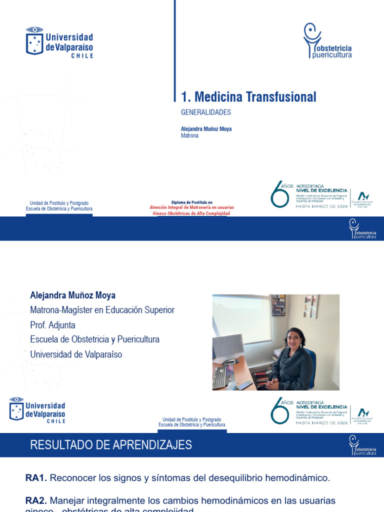 1° Medicina Transfusional Generalidades | PDF | Transfusión de sangre ...