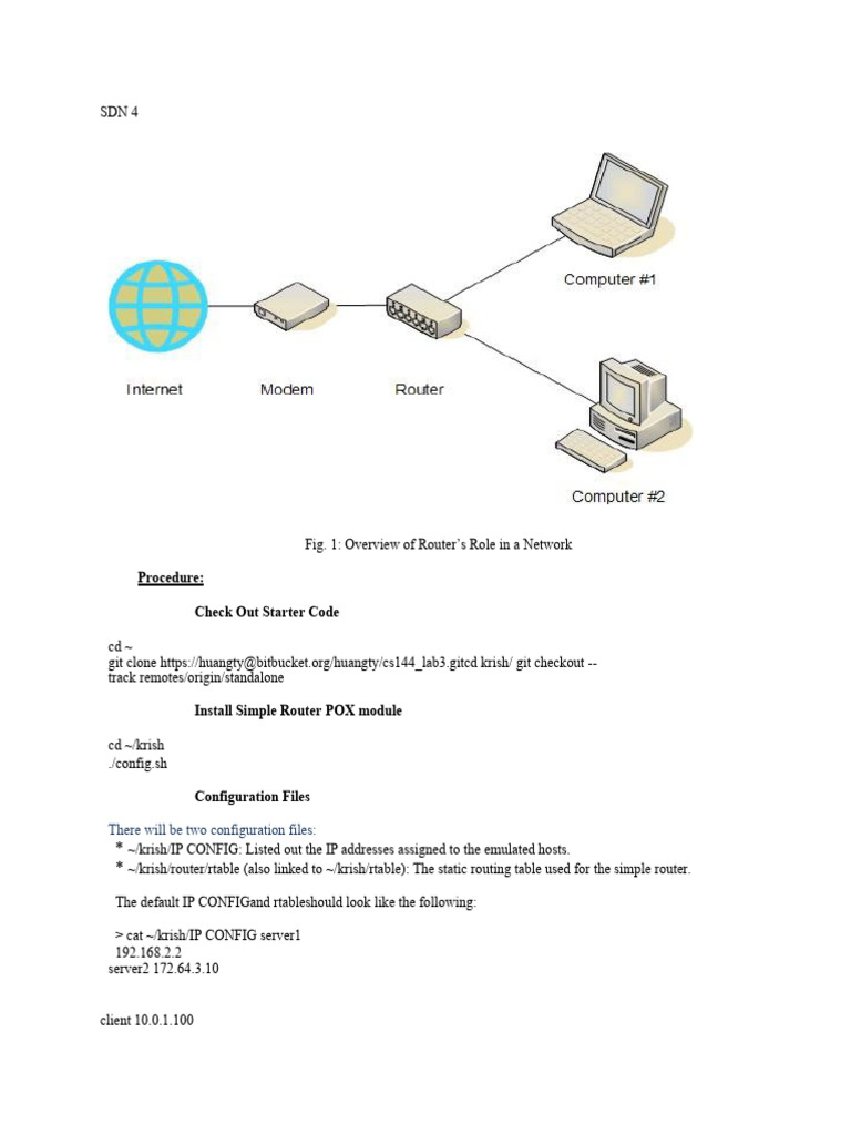 SDN4 | PDF | Server (Computing) | Routing