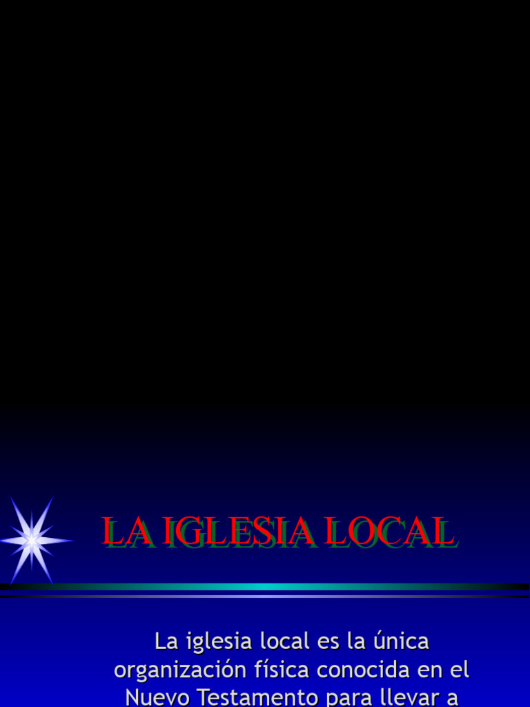 La Iglesia Local | PDF | Iglesia cristiana | Cristo (título)