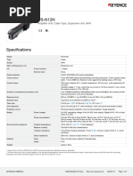 Keyence GT2-71MCP Amplifier Manual | PDF | Power Supply | Amplifier