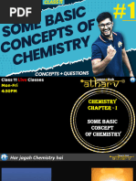 Some Basic Concepts of Chemistry Class 11 | PDF | Mole (Unit) | Chemistry