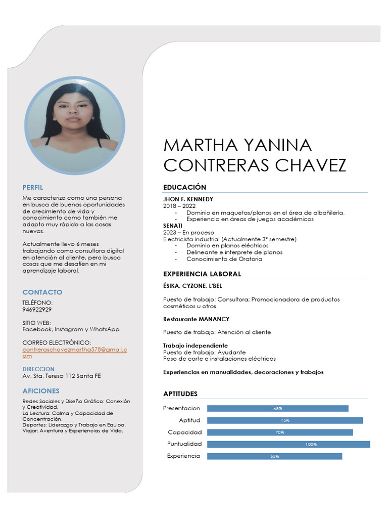 MARTHA CONTRERAS CV | PDF