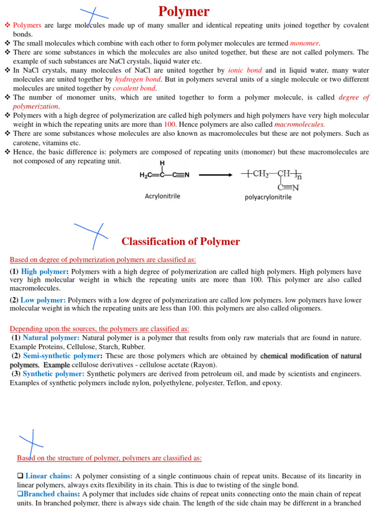 4.polymers | Download Free PDF | Polymers | Polymerization