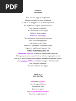 Lyrics of Ikaw | PDF