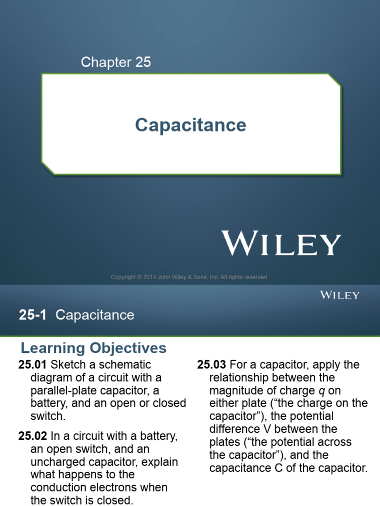 Capacitance | PDF | Capacitor | Capacitance