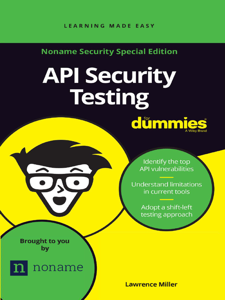 Chapter Two Of Api Security Testing For Dummies 1674964615 Pdf Vulnerability Computing