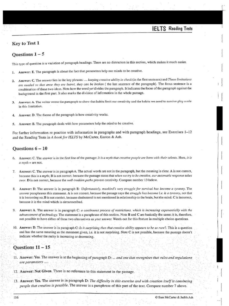 Lang - Pro.reading - Prep1 Key | PDF