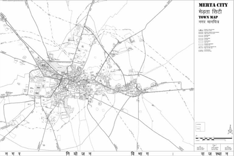 Merta City Town Map | PDF