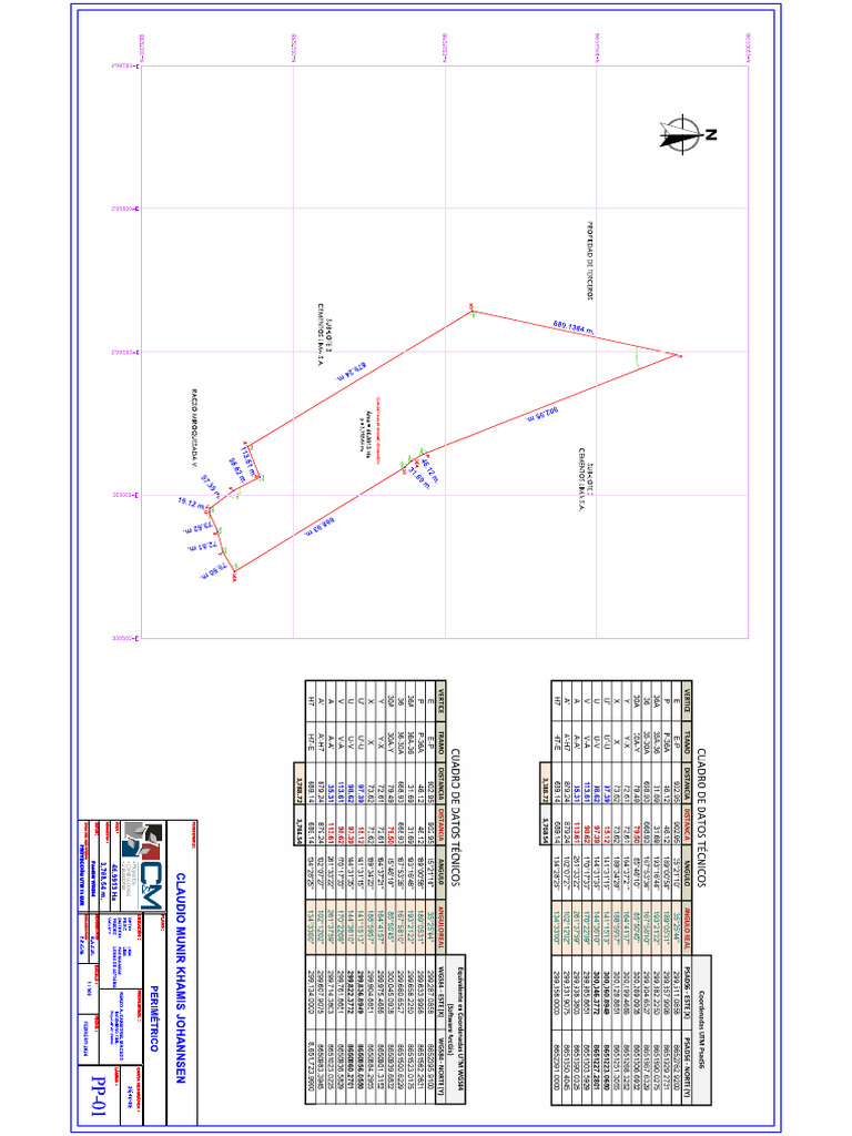 PP-01 PERIMETRICO Segun Arq Martinez | PDF